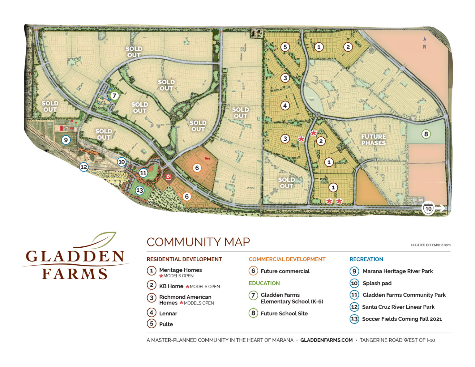 Community Map - Gladden Farms