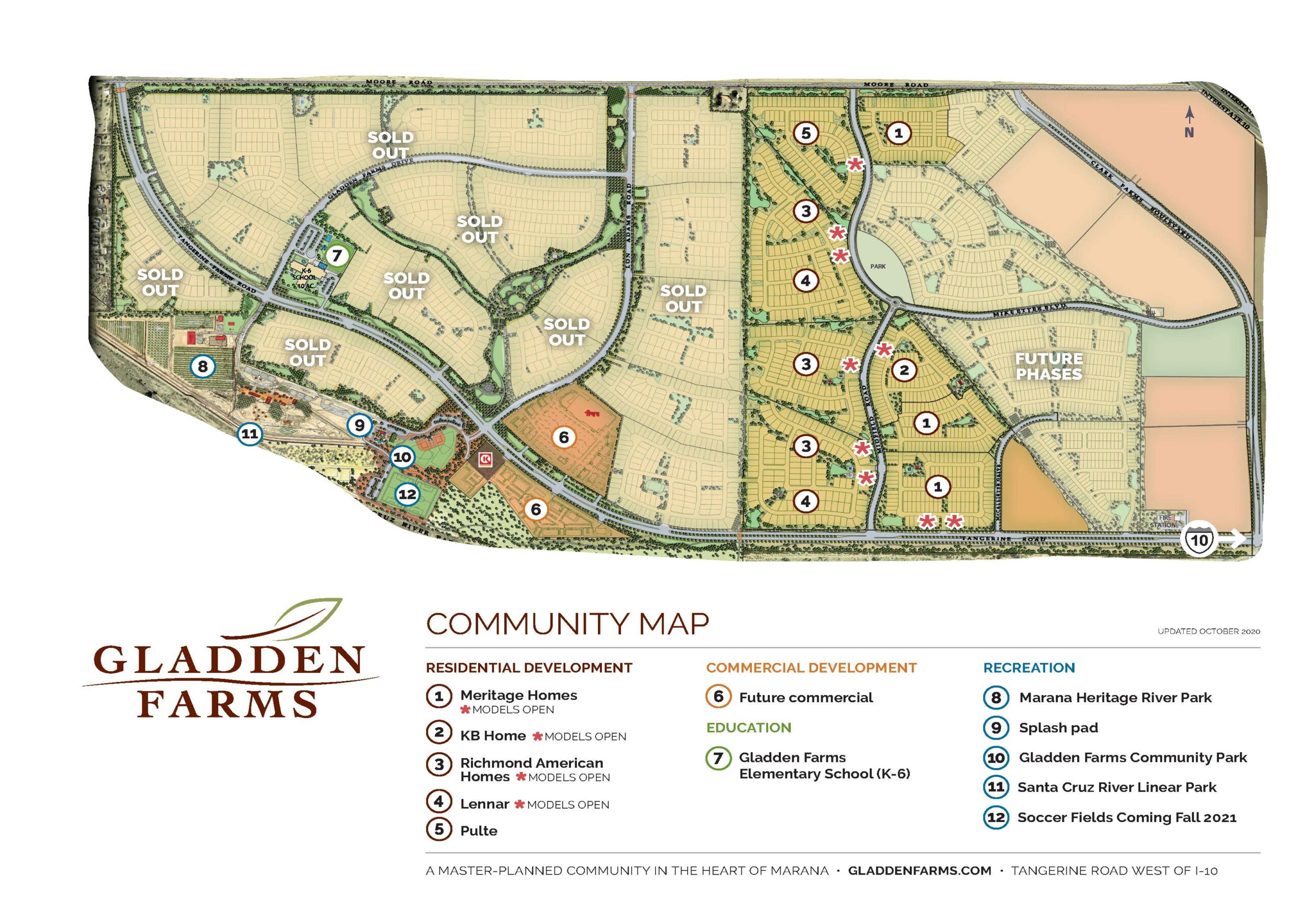 Community Map - Gladden Farms