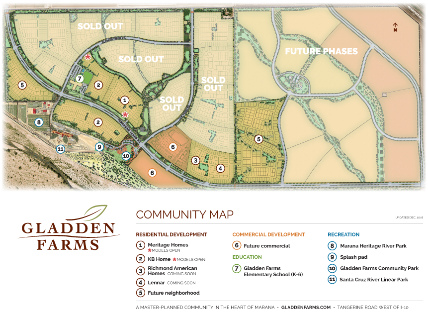 Community Map - Gladden Farms