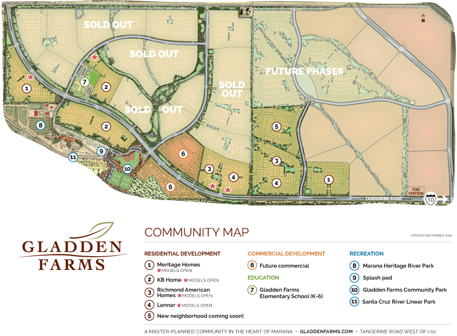 Community Map - Gladden Farms